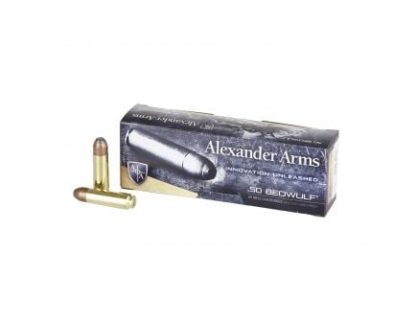 Alexander Arms 50 Beowulf 400 grain Hawk Flat Point (20 rd box ...